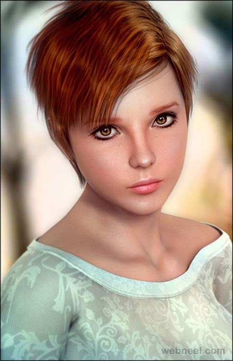 25 Awesome 3d Models And Girl Character Designs For Your Inspiration
