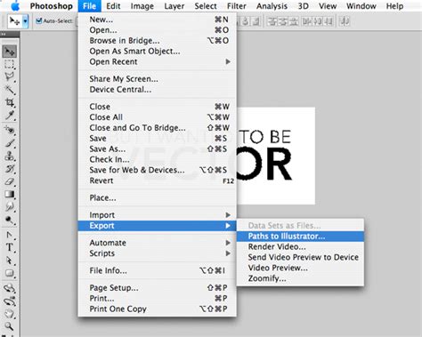 quick tip convert photoshop text to vector for use in illustrator