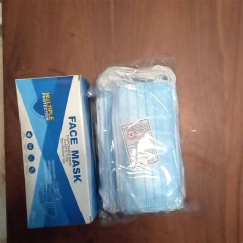 Jual Masker Medis 3 Ply 50 Pcs Disposable Mask 3 Ply Di Seller Tb