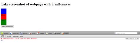 javascript html2canvas is not working in safari browser taking