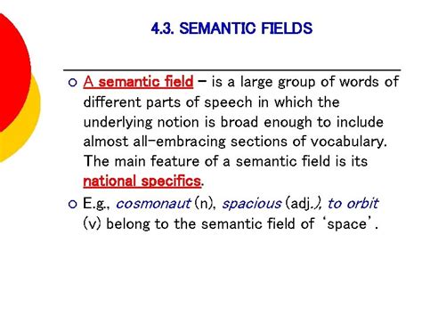 Semantic Classification Of Words Lecture 7 Semantic Lassification