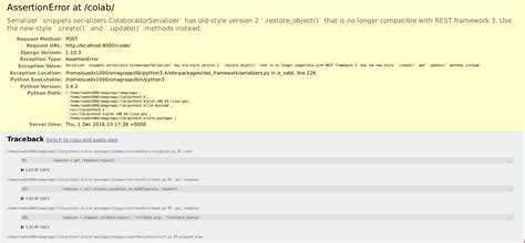 post not working django rest framework stack overflow