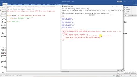 python while infinit loop 6 part 84 youtube