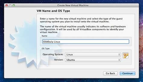 create vm for linux