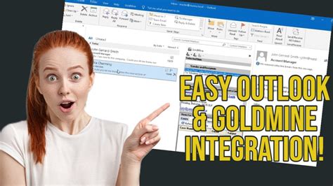 the easy way to link your emails in outlook to goldmine crm youtube