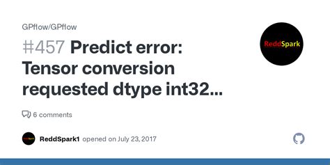 predict error tensor conversion requested dtype int32 for tensor with