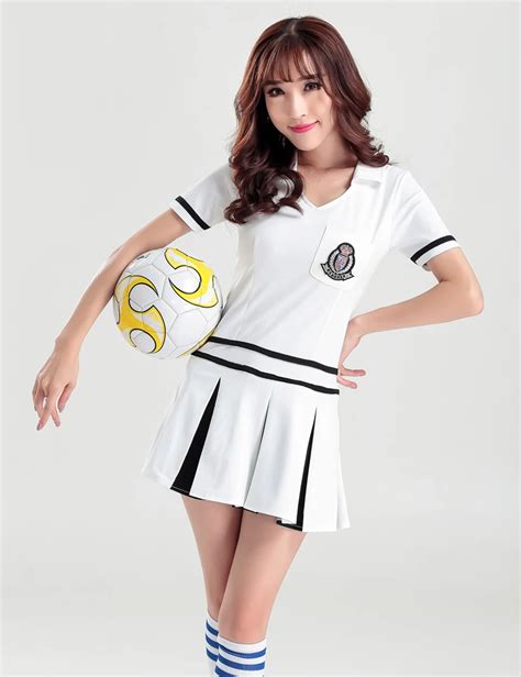 Moonight Sexy Cheerleader Costumes Cosplay Short Sleeve Halloween