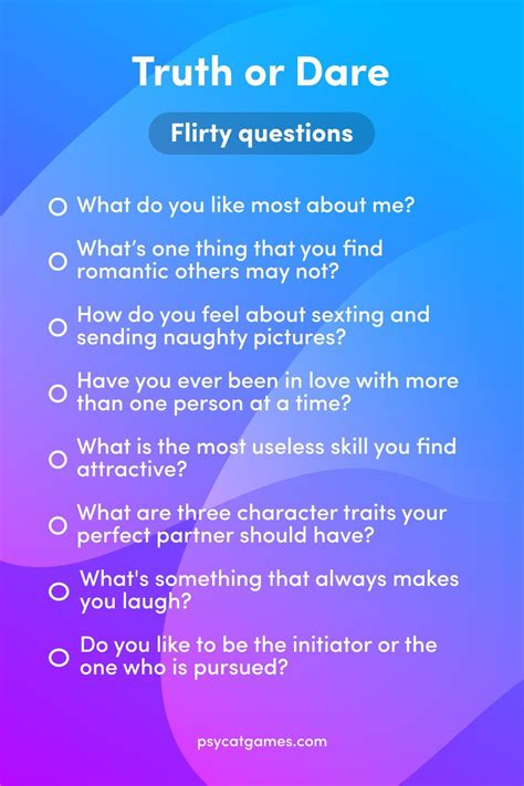 Flirty Truth Or Dare Questions Truth Or Dare Questions Good Truth Or