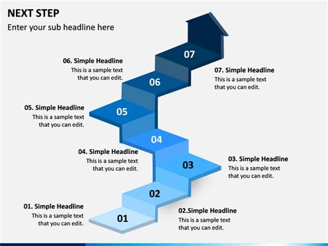 next step powerpoint template sketchbubble