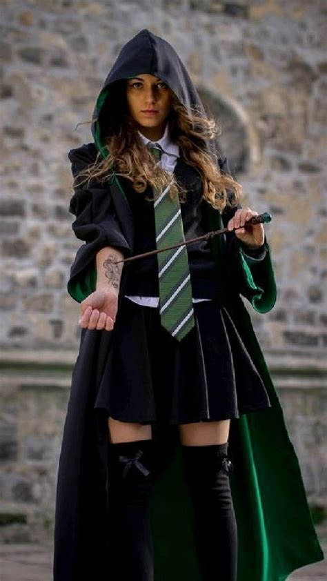Slytherin Power💚🐍🤙🏿🔥 Harry Potter Cosplay Harry Potter Outfits