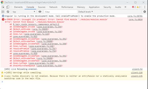 angular lazy loading cannot find module weird issue stack overflow