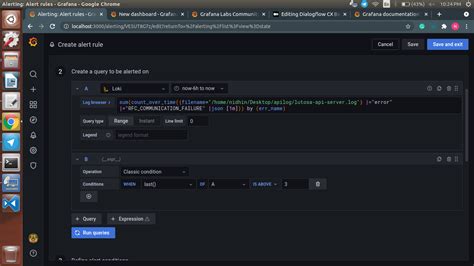 how to send values in grafana unified alerts grafana loki grafana