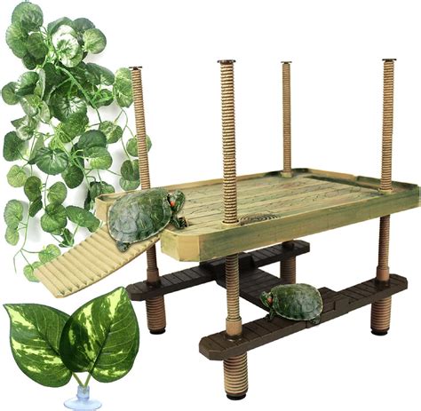Holzsammlung Turtle Basking Platform Floating Turtle Pier Reptiles