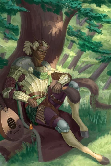 Satyr Dnd Commission Artwork By Taeteam On Deviantart