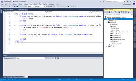 solved error message when trying to add reference to vb form