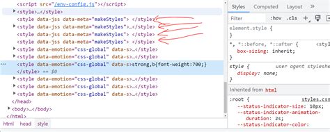 makestyles style only injected when save react material ui app js in
