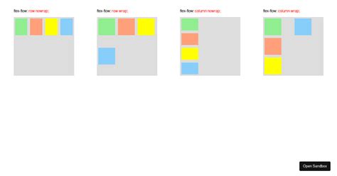 flex flow codesandbox