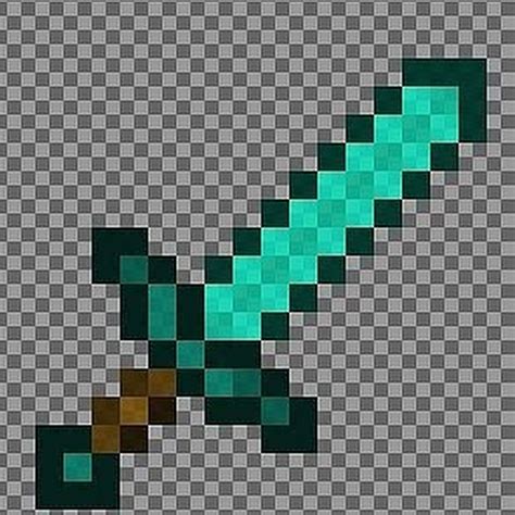 Как нарисовать из майнкрафта меч Как нарисовать меч Minecraft