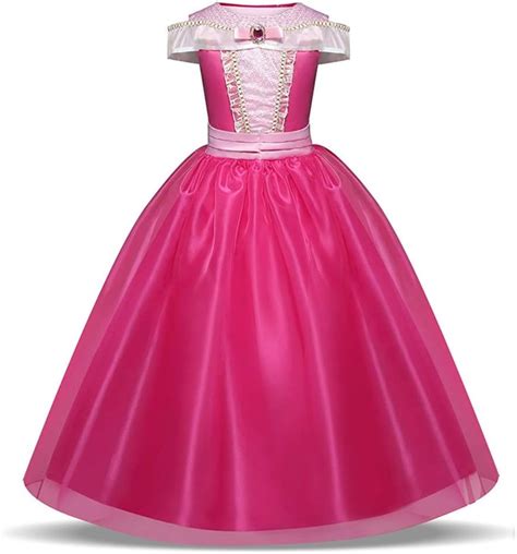 Jp 子供ドレス ロングドレス リトルガールズプリンセスコスチュームハロウィーンファンシードレスオフショルダー半袖子供