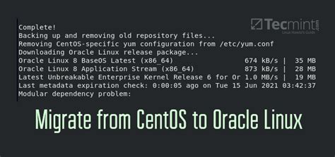 how to migrate from centos to oracle linux tech tutorial