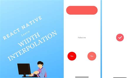 react native width interpolation progress bar animate using percentage