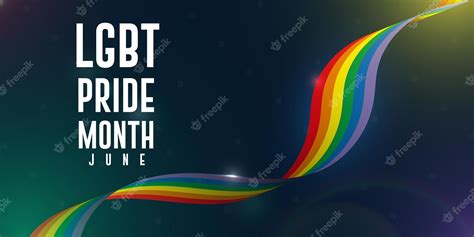 Concepto Del Mes Del Orgullo Lgbt De Junio De 2023 La Tarjeta Y El