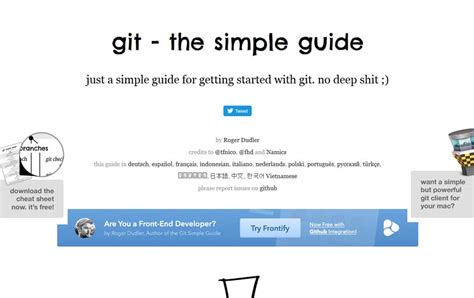 a complete resources for learning git and github css author