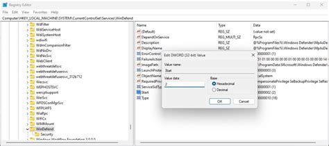 how to fix the windows defender the service couldn t be started error