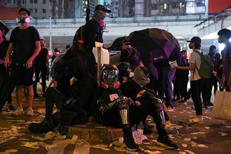 Hong Kong Police Shoot Teenage Protester As Clashes Escalate On Chinas