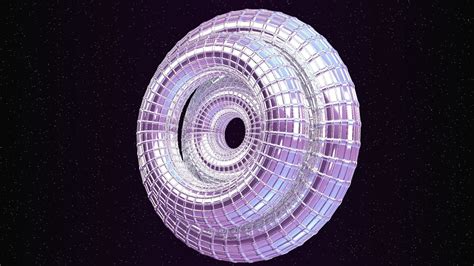 looped rings abstract animation 3d model animated cgtrader