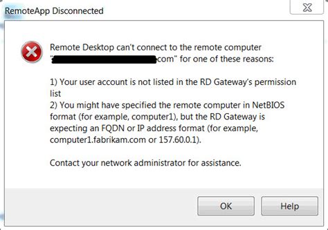 solved terminal services error remote desktop can t connect to the