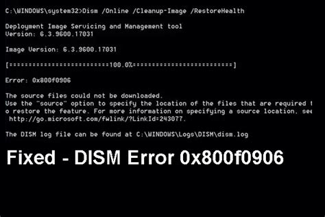 fixed 4 ways to dism error 0x800f0906 windows 10