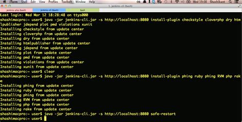 php continuous integration template using composer and