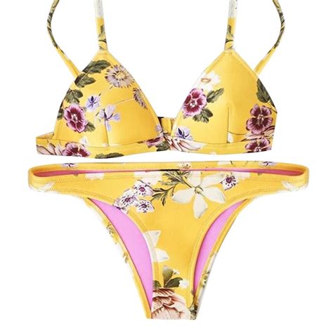 Womens Swimming Suit Swimsuit Bikini Sexy Women Push Up Padded Bra