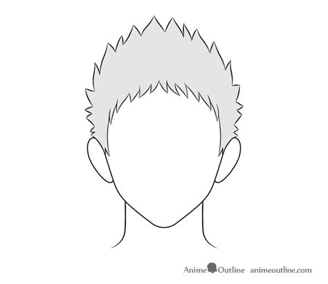 How To Draw Anime Male Hair Step By Step Artofit