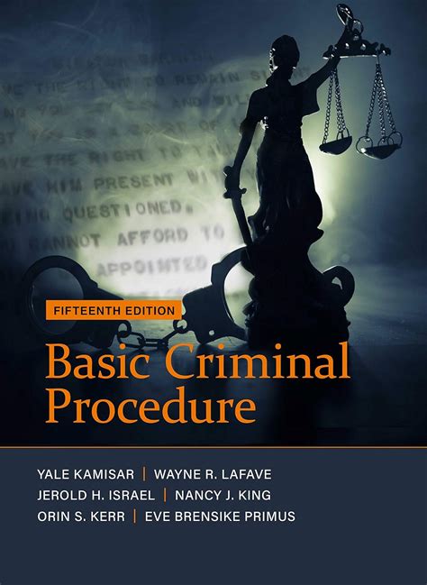 Basic Criminal Procedure Cases Comments And Questions American