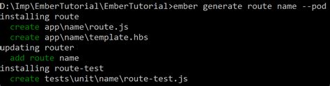 getting started with routing in ember js coding defined