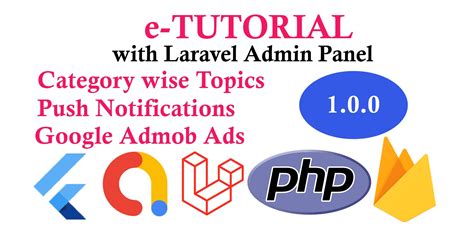 e tutorial full flutter app with admin panel by drapp codester