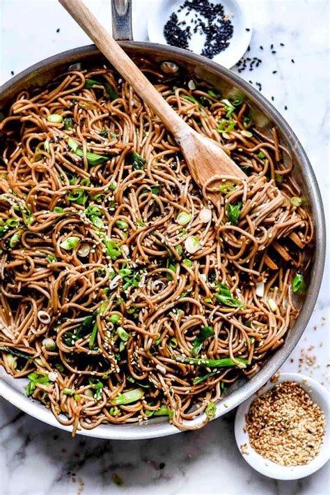 The Best Sesame Soba Noodles Foodiecrush Com