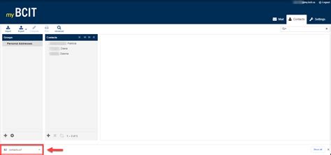 exporting your mybcit email address book bcit
