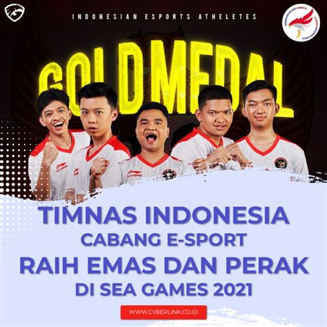 Timnas Indonesia Cabang E Sports Raih Emas Dan Perak Di Sea Games 2021