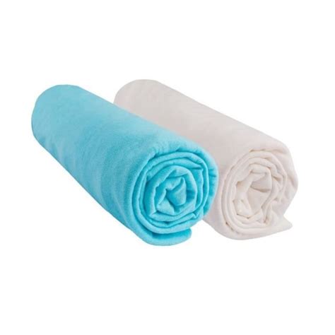 Lot De 2 Draps Housse Bébé 40x80 Extensible 40x90 Pour Couffin Berceau