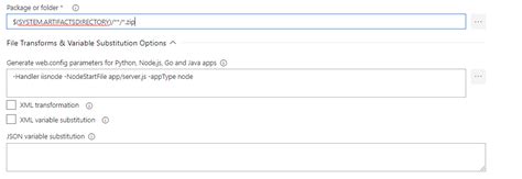 how to create a release pipeline for deploying node app to