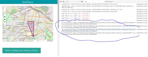 reactjs how to visualize filestorage content of firebase