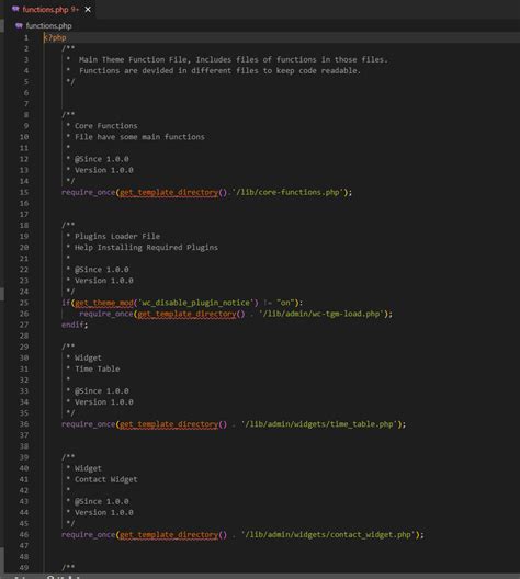 how to edit functions php in wordpress