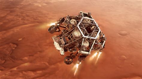 Powered Descent For Perseverance Illustration Nasa Mars Exploration
