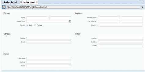 ui5 simple form sapcodes