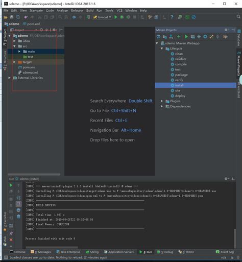 解决：idea springmvc maven 项目搭建完后没有生成 webcontent 目录