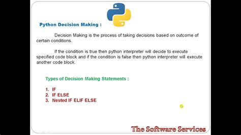 39 python decision making statements in telugu youtube