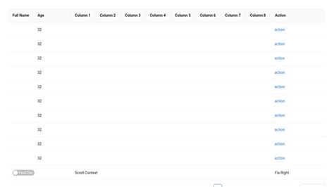 fixed header and scroll bar with the page antd 5 1 5